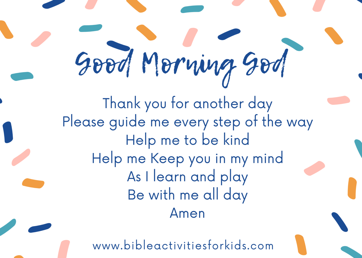 5 Sample Good Morning Prayer Ideas Plus Free Printable - Bible ...