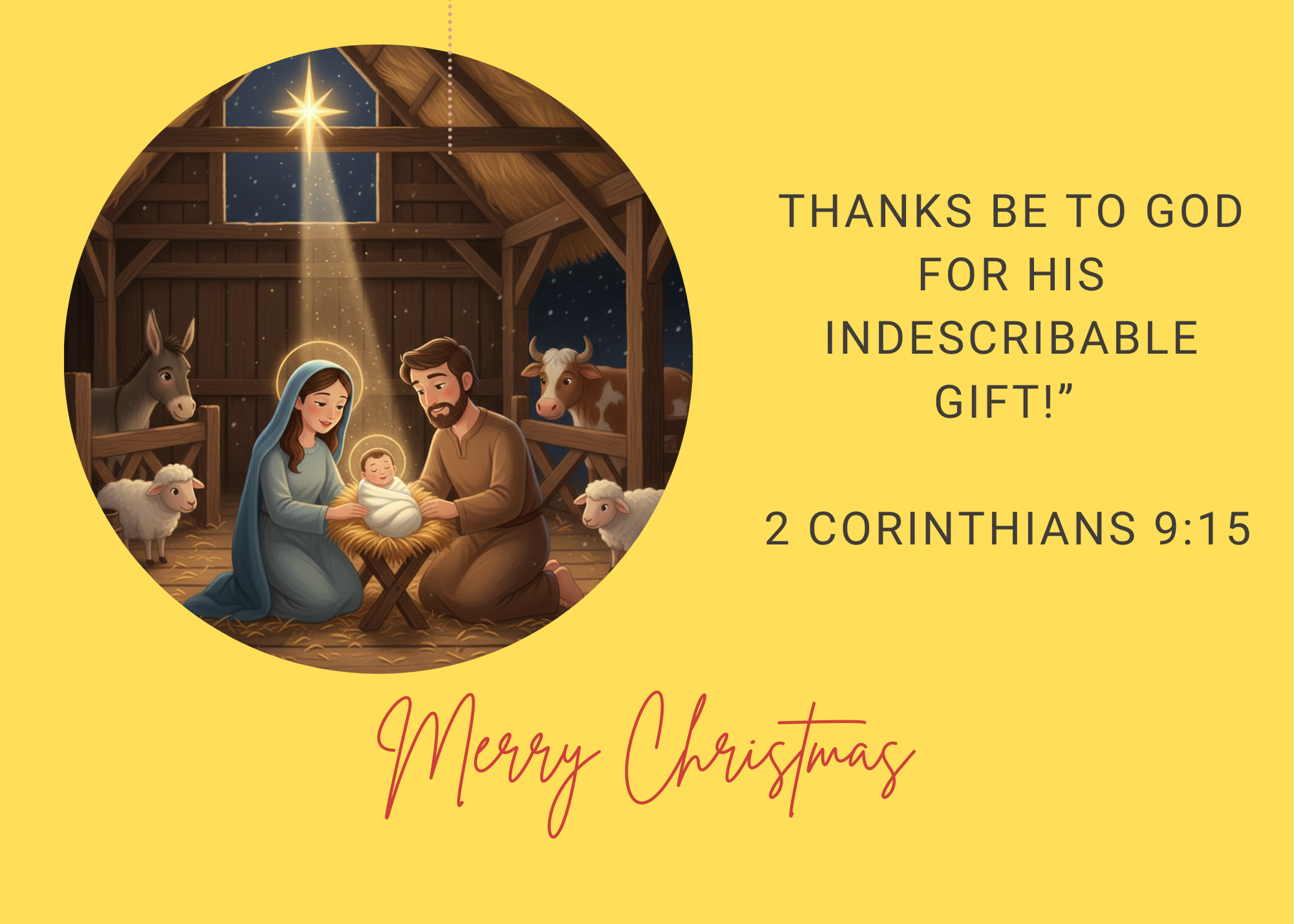 10 Spectacular Bible Verse Christmas Cards - Bible Activities For Kids